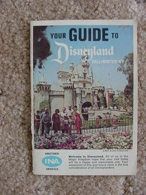 DISNEYLAND*FALL/WINTER 1967*GUIDE TO Disneyland Booklet*Color Pages ...