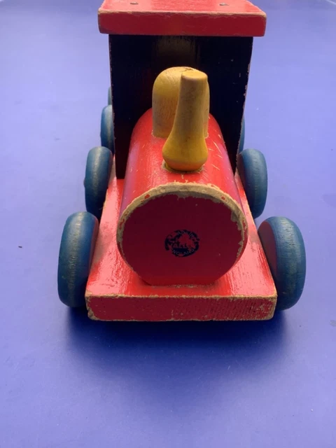 VINTAGE 1960'S Chad Valley Wooden Toy Train. £12.00 - PicClick UK