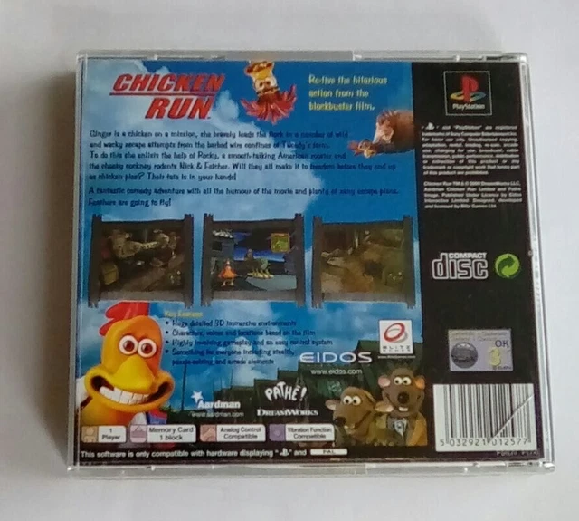*COLLECTIBLE CONDITION* CHICKEN Run Playstation 1 One PS1 PS £39.95 ...