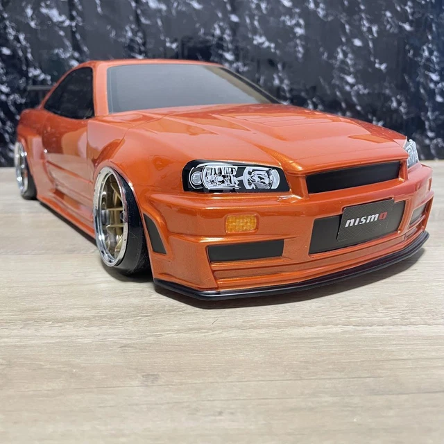 TAMIYA NISSAN SKYLINE Gt-R R34 1/10 Radio Control Body Yd-2 Remote ...
