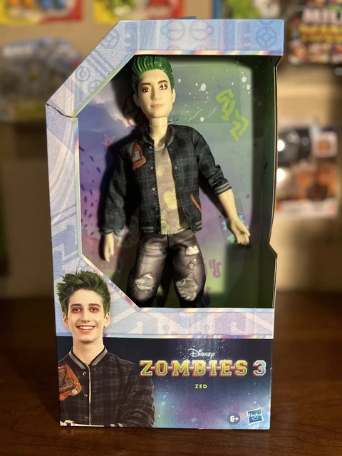 DISNEY ZOMBIES 3 Zed Fashion Doll 12-inch Zombie Doll New 2022 £26.86 ...