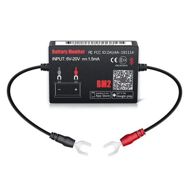 BLUETOOTH BM2 12V batteriemonitor autobatterieanalysator testbatterie ...