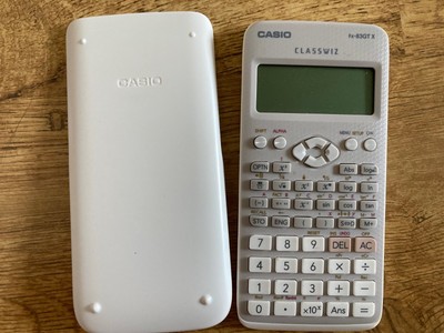 CASIO FX-83GTX SCIENTIFIC Calculator - wHITE £8.00 - PicClick UK