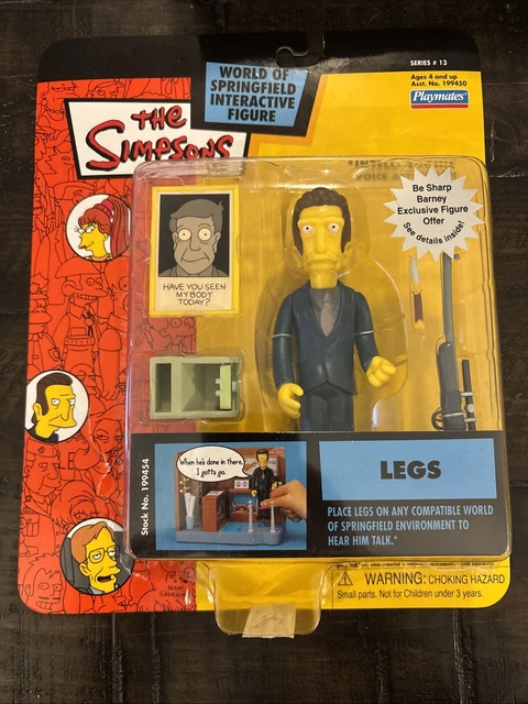 LEGS THE SIMPSONS WOS World Of Springfield Action Figure Playmates ...