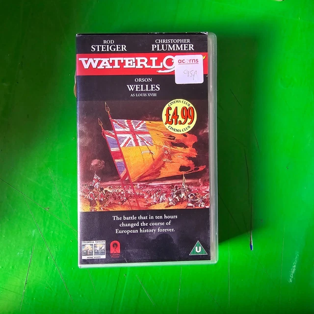 WATERLOO - ROD Steiger - Christopher Plummer - Orson Welles VHS £4.00 ...