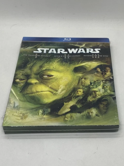 STAR WARS TRILOGY: Episodes I-III (Blu-ray Disc, 2011, 3-Disc Set ...
