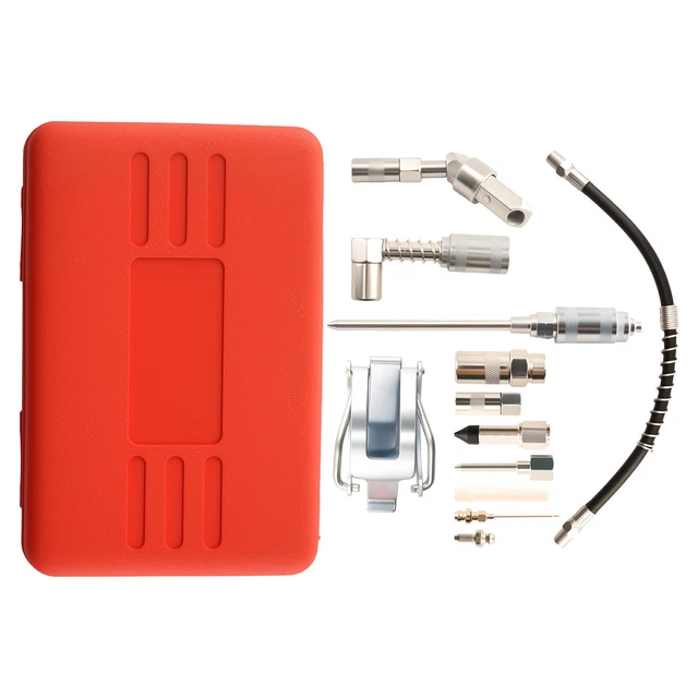 COMPREHENSIVE GREASE GUN Kit 3000PSI with Flexible Hose & Adapters $37. ...