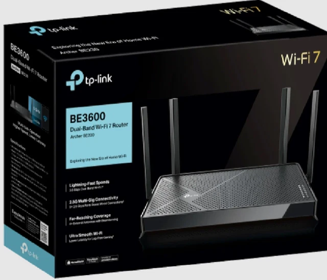 TP-LINK ARCHER BE230 BE3600 Dual-Band WiFi 7 Router *AU STOCK*Free ...