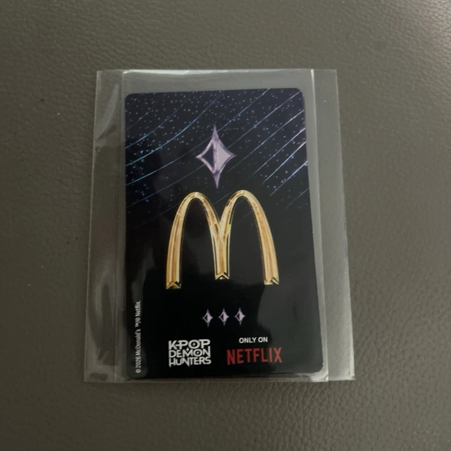 KPOP DEMON HUNTERS McDonald's Limited Edition Trading Card Rumi Triple ...