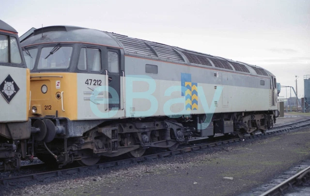 35MM RAILWAY NEGATIVE of Class 47 47212 @ Frodingham 1989 Copyright to ...