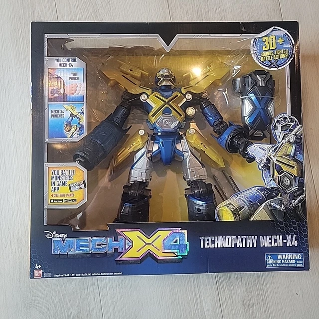 DISNEY BANDAI TECHNOPATHY Mech-X4 Robot 37285-Box Not in Mint Condition ...