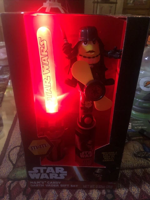 STAR WARS DARTH Vader M&M's Candy Dispenser Gift Set New Disney ...