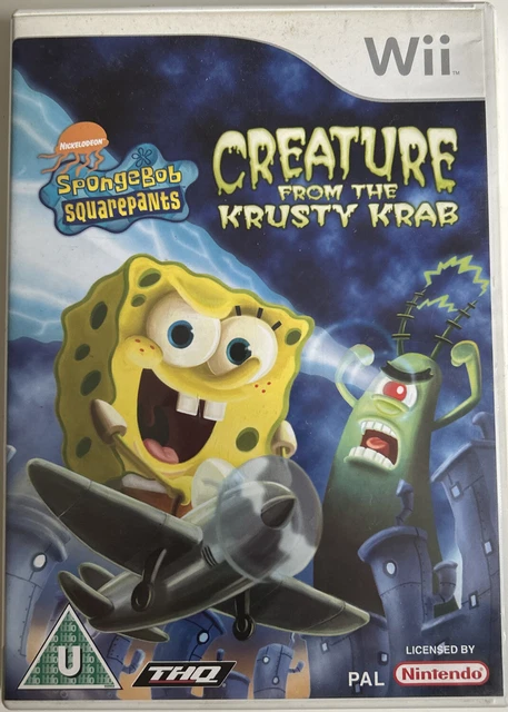 SPONGEBOB SQUAREPANTS CREATURE FROM THE KRUSTY KRAB - NINTENDO Wii £4. ...