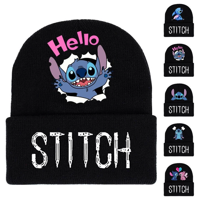 KIDS LILO STITCH Cartoon Knitted Hat Boy Girl Beanie Cap Winter Warm ...