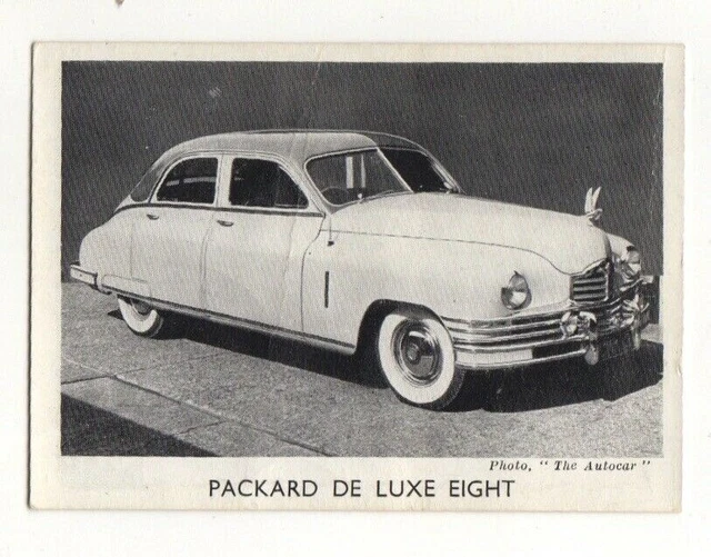 MODERN MOTOR CARS Trade Card 1940s. Packard de Luxe Eight EUR 5,16 ...
