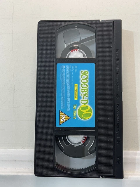 SCOOBY-DOO THE MOVIE VHS Video Cassette Warner Bros 2002 Family Comedy ...
