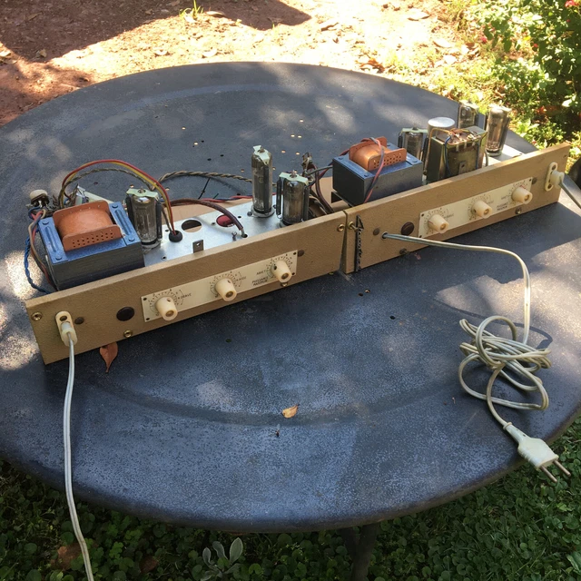 MONO BLOCK STEREO tube amplifier AUDAX 7000 outputtransformer SE EL84 ...