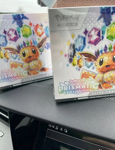 X8 POKÉMON TCG Prismatic Evolutions Elite Trainer Box (ETB)📦🌈 - IN HAND ...