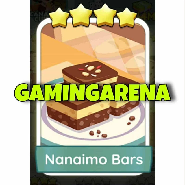1 X NANAIMO Bars 4 🌟 🌟 🌟 🌟 ( Sticker-Mono_poly_Go) £1.99 - PicClick UK