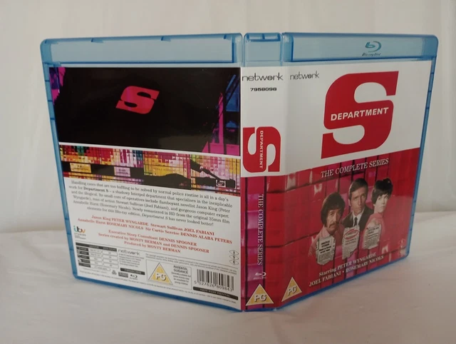 DEPARTMENT S COMPLETE SERIES Blu-ray PETER WYNGARDE JOEL FABIANI ...