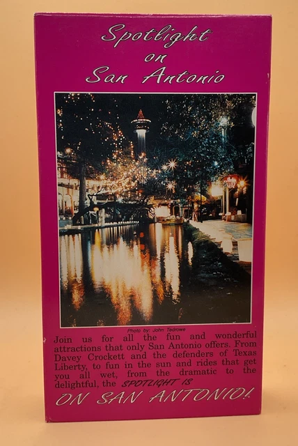 SPOTLIGHT ON SAN Antonio VHS 1992 **Buy 2 Get 1 Free** £9.08 - PicClick UK