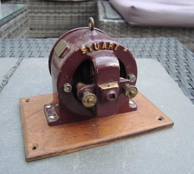VINTAGE STUART MODEL Live Steam Engine AC Dynamo Accessory £150.00 ...