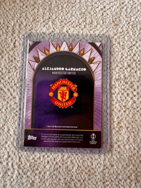 ALEJANDRO GARNACHO PURPLE /25 | 2024-2025 Topps DECO UCC | Manchester ...
