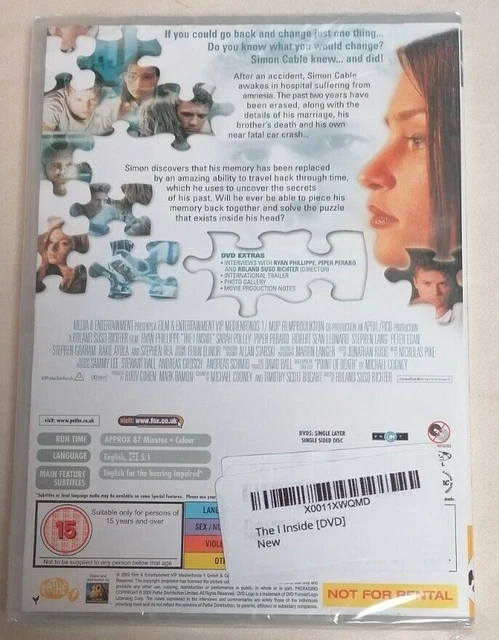 DVD - *BRAND New Sealed DVD* The I Inside DVD 2005 Cert 15 Ryan ...