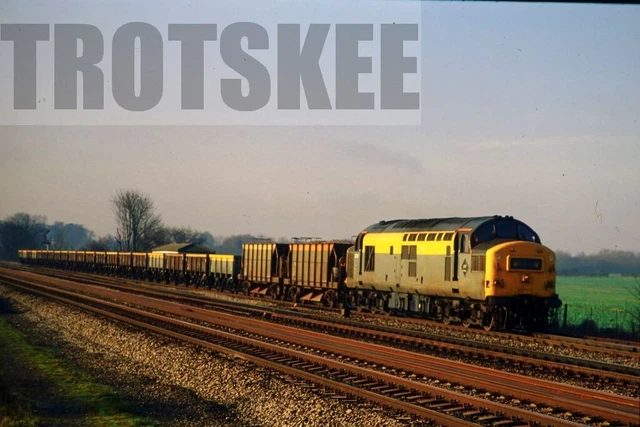 35MM SLIDE BR British Railways Diesel Loco Class 37 37372 1991 Original ...