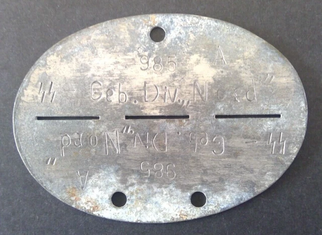 WW2 GERMAN ELITE Troops Identity Disc £175.00 - PicClick UK