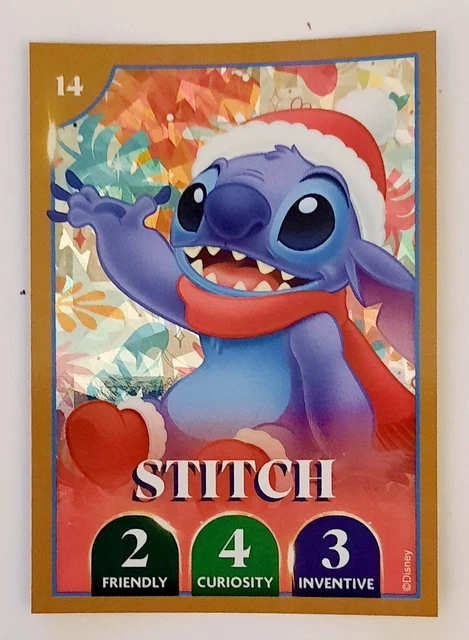 DISNEY CHRISTMAS PARTY 2025 Morrisons Disney 2025 Card, 14 Stitch ...