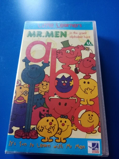 MR MEN VHS Video Great Alphabet Hunt 30 Minutes Uc Little Learners £2. ...