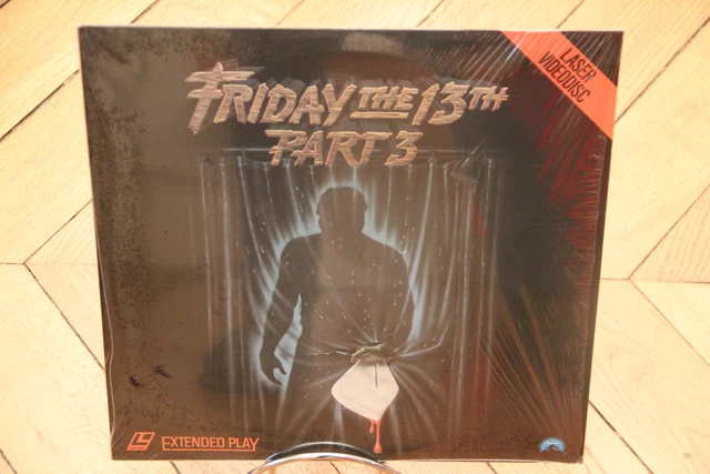FRIDAY 13TH PART 3 1982 Laserdisc LD NTSC Horror EUR 199,99 - PicClick FR