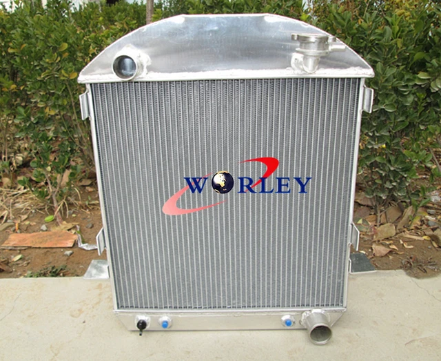 ALUMINUM RADIATOR FOR Ford model-T chev Bucket Grill Shells 1924-1927 ...