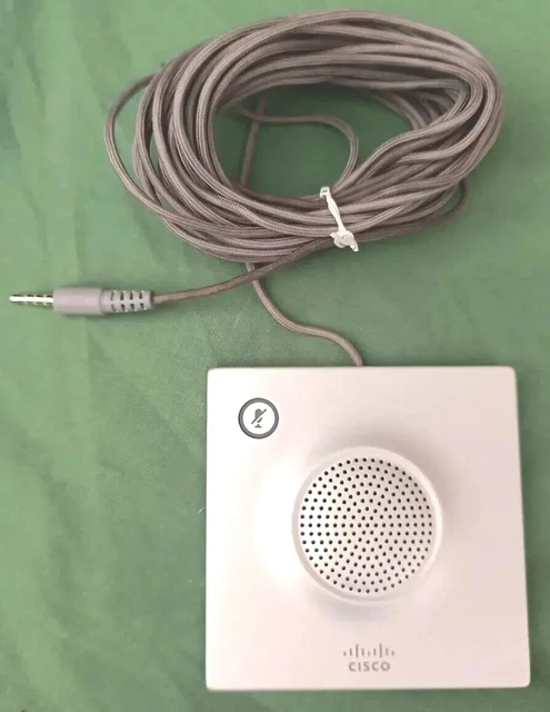 CISCO TELEPRESENCE TABLE Microphone 20 TTC5-06 12V silver 3.5mm 7M ...