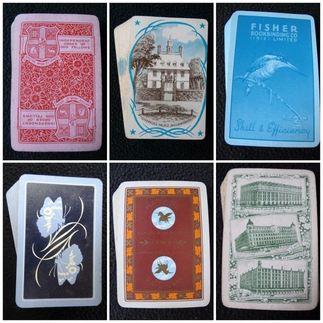 VINTAGE PLAYING CARDS Bezique Pack Deck 1920s to 1960s Various Designs ...
