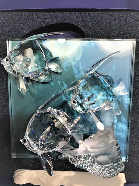 DISCONTINUED - SWAROVSKI 3 Set Crystal Figurine Wonders of the Sea w ...