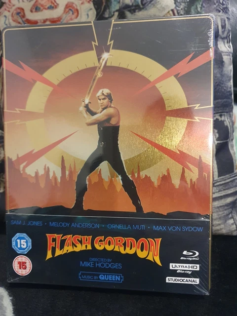 FLASH GORDON 4K + Blu-ray Steelbook 40th Anniversary Edition. Brand New & Sealed £25.00 ...