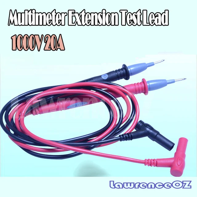 NEW MULTIMETER EXTENSION Test Lead 1000V 10A Digital Probe - UNI Fluke ...