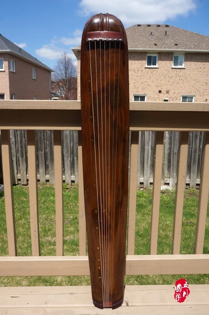 CHINESE ANTIQUE AGED Fir Guqin 7-stringed Zither Instrument -- 收藏級古琴（百年 ...