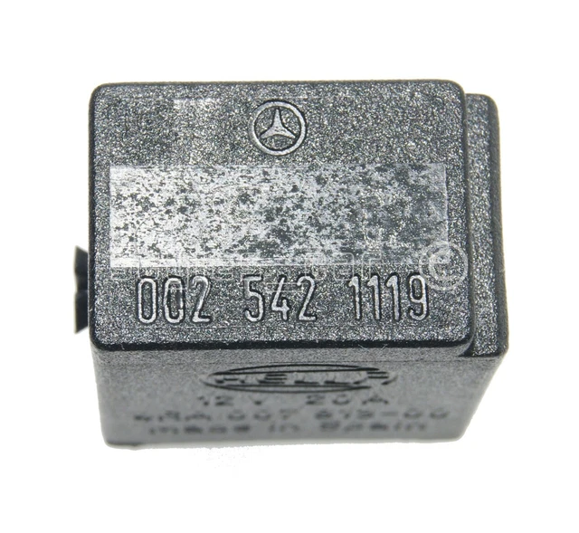 0025421119 MERCEDES-BENZ A B C E Class 4-Pin Black Relay Hella ...