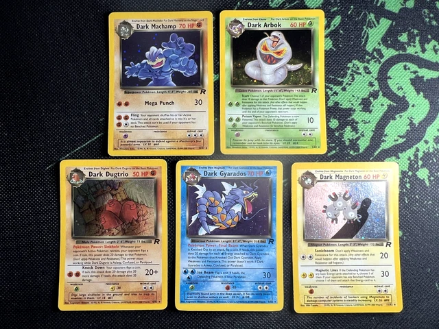 LOT CARTE CARTES Pokemon Team Rocket Edition 2 Wizards Anglais English ...