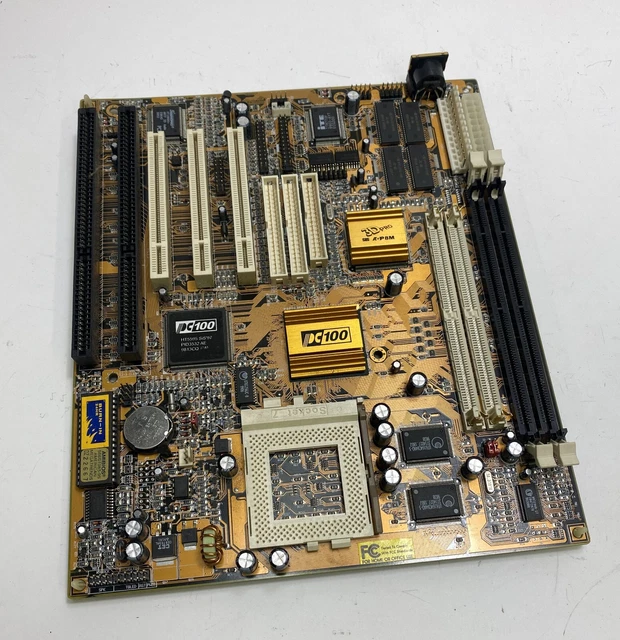 SIS AGP8M 3DPRO PC100 Socket 7 Motherboard - 2 x ISA, 3 x PCI Slots £89 ...