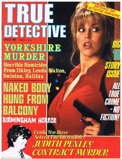 VINTAGE 1988 TRUE Detective Magazine: Yorkshire: Birmingham: Leeds: St ...
