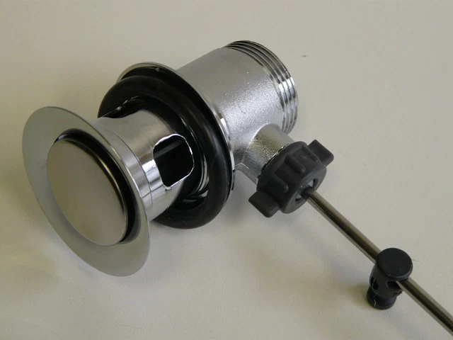 GROHE PILETTA DI Scarico completa con tappo saltarello 28910 Rubinetto ...