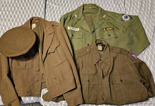 WW2 IDENTIFIED LT. COL Uniform Grouping £189.86 - PicClick UK