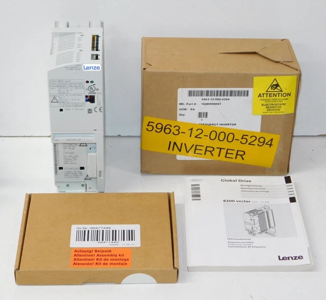 NEW LENZE E82EV551_2C Vector 8200 Frequency Inverter Module Drive Unit ...