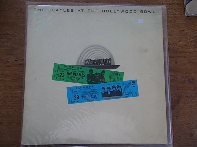 BEATLES AT THE Hollywood Bowl Vinyl LP Album 33rpm EMI Parlophone ...