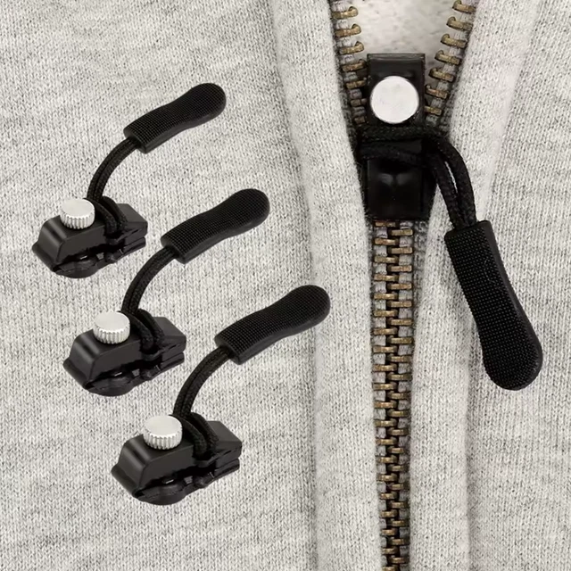 FIX A ZIPPER 2025 Universal Repair Kit 3 Sizes Zip Fixer Slider Clip ...