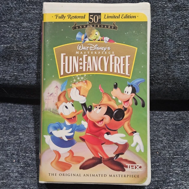FUN AND FANCY Free VHS 1997 Disney 50th Anniversary Clamshell £2.71 ...